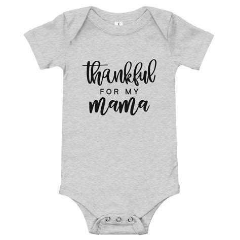 Thankful For My Mama Bodysuit Jett Jax Bows