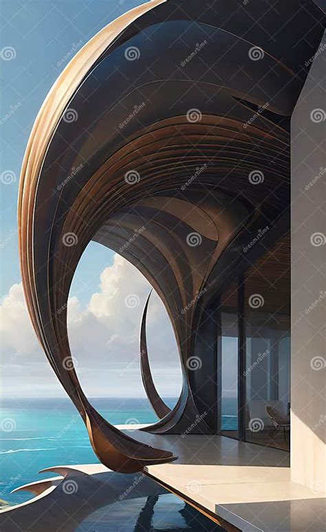 Shell And Clamshell Canopy With Brackets And Beautiful Shape Modern Building Materials Non