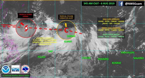 Flash Flood Warnings Issued For Saipan And Tinian In The Mariana