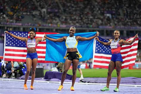 Womens 100m Final Paris Olympics 2024 Julien Alfred Brings Gold To