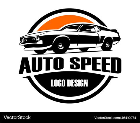 Ford Mustang Mach Car Logo Art Design 1 Royalty Free Vector
