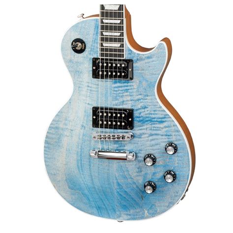 Disc Gibson Les Paul Signature Player Plus 2018 Satin Ocean Blue