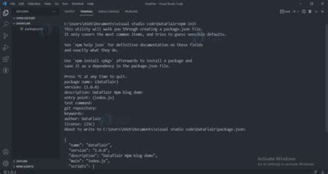 Installing Npm Node Package Manager Dataflair