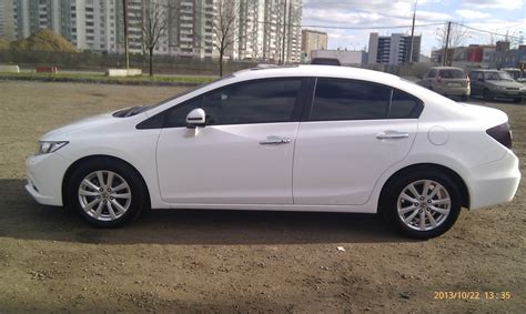 Тонировка передних стекол и задних фонарей — Honda Civic 4D (9G), 1,8 л ...