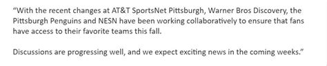 Andrew Stockey On Linkedin Statement From Fenway Sports Group Nesn