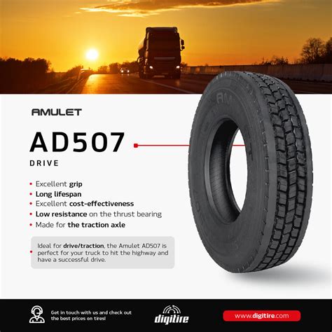 8 Tires 11R24 5 Amulet AD507 Drive 16 Ply 11245 11 24 5 Commercial Truck EBay