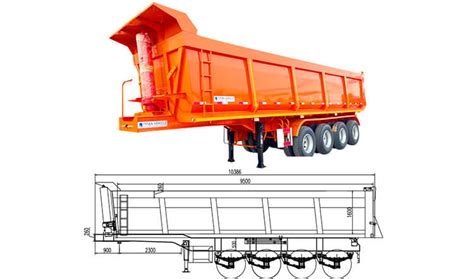 35cbm Dumper Semi Trailer Dumper Trailer For Sale In Harare Zimbabwe