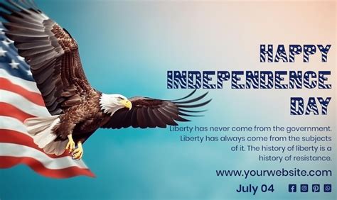 Bald Eagle Flag Background Psd High Quality Free Psd Templates For