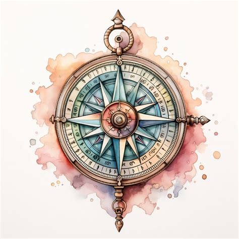 Steampunk Compass Clipart 10  Retro Vintage Compass  Victorian