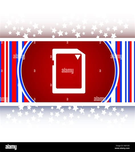 Simple Web Icon Compact Memory Card Button Stock Photo Alamy
