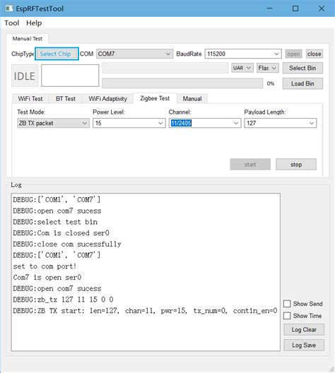 802154 Non Signaling Test Esp32 H2 — Esp Test Tools Latest