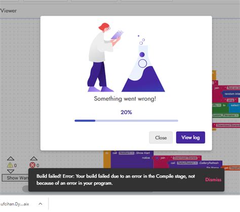 Getting This Error Your Build Failed Due To Error In Compile Stage Discuss Kodular Community