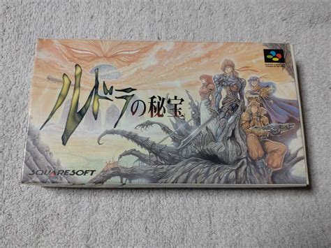 Yahooオークション Sfc ルドラの秘宝 中古 箱・説明書・マップ付