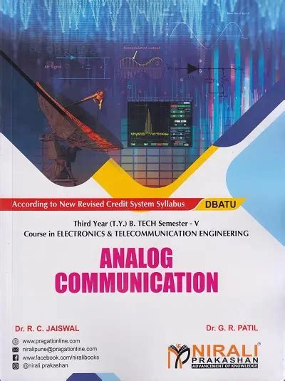 Nirali Prakashan Analog Communication Electronics And Telecommunication