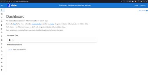 Tutorial Getting Started Galv Frontend 2 1 0 Documentation