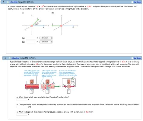 Solved A Proton Moves With A Speed Of 1 4 Times 10 7 M S In