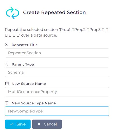 Creating Repeated Sections With Docfusion Actions Create Repeated