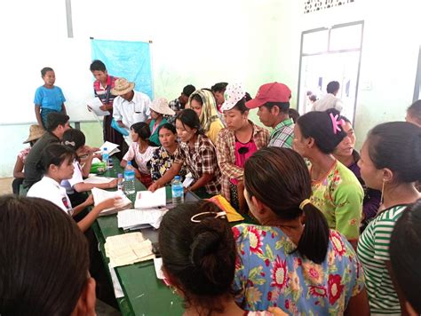 လယ်ဝေးမြို့နယ်ရှိ ရပ်ကွက် ကျေးရွာများမှ ပြည်သူ ၄၁၂ ဦးအား ဇီဝဆိုင်ရာအချက