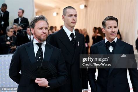 James Mcavoy Harris Dickinson And Simon Holloway Attend The 2023 Met