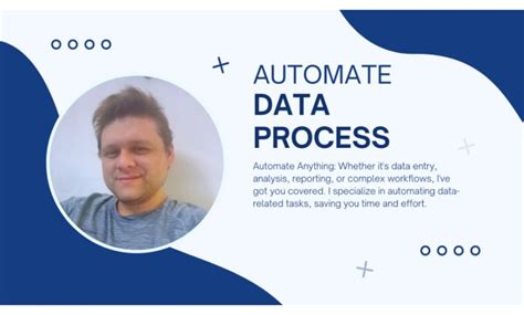 Automate any data process by Cristiancastan | Fiverr