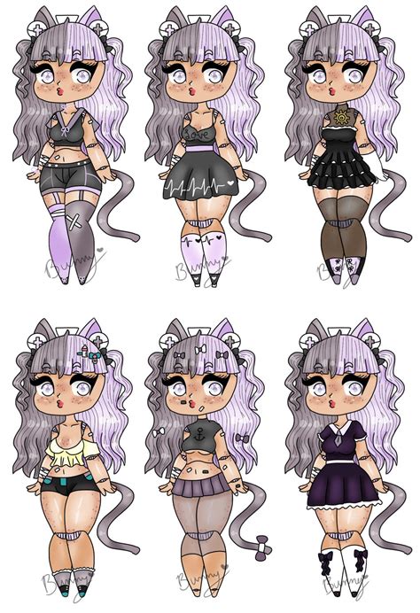 Violet Outfits By Homicidal Bunny On Deviantart