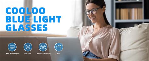 Cooloo Blue Light Blocking Glasses Gaming Computer Glasses Anti Glare