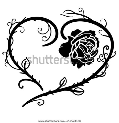 Heart And Rose Tattoo