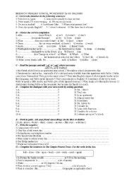 Revision Of The Simple Present Tense ESL Worksheet By Nesrin