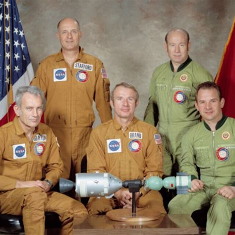 The Soviet And American Crews Thomas Stafford Vance Brand Deke
