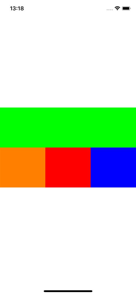 Stackviewで横並びと縦並びの入れ子をコードで書きたい