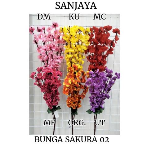 Jual Bunga Sakura Latex Bunga Sakura Artificial Bunga Artificial Cherry Blossom Bunga