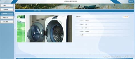 【开题报告】基于springbootvue校园洗衣房管理系统（程序源码论文 计算机毕业设计学校洗衣房管理信息系统 Csdn博客