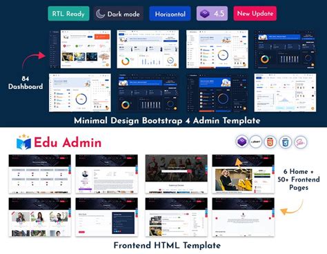 Eduadmin Responsive Bootstrap 5 Admin Template Dashboard 3 D