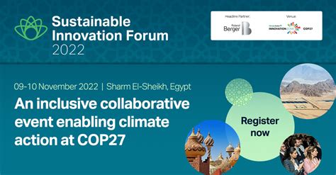 Sustainable Innovation Forum 2022 Partner Events World Cement Association