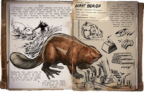 Castoroides Information Ark Survival Ascended Wikilygg