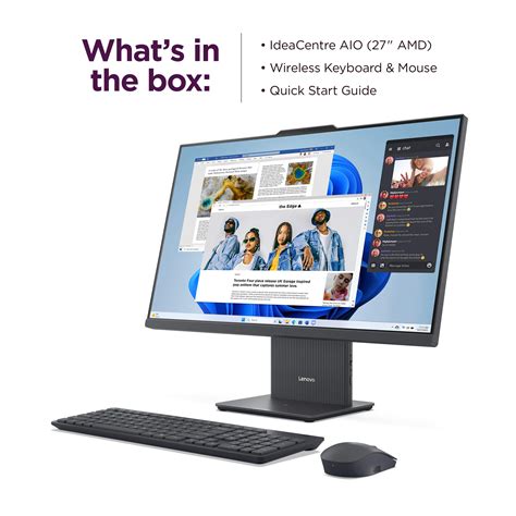 Customer Reviews Lenovo Ideacentre Aio Fhd Ips Lcd Touch Screen All In One Amd Ryzen