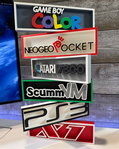 Game Console Placards Volume 5 Free 3d Print Model Makerworld