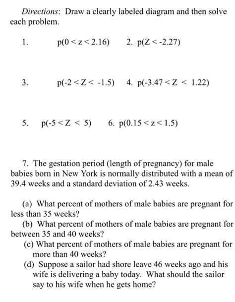 Solved Directions Draw A Clearly Labeled Diagram And Then Chegg
