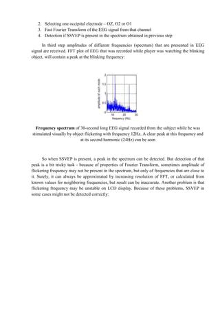 Brain Computer Interface Based On SSVEP PDF