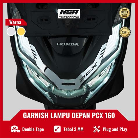 Jual Nsa Aksesoris Pcx 160 Head Lamp Pcx 160 Garnish Pcx 160 Head Light Garnish Pcx 160 Atas