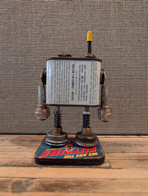 Handcrafted Vintage Retro Style Robot Unique Collectible And Home Decor Piece Retro Style