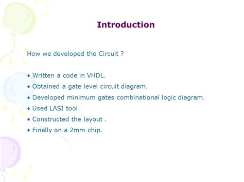 Project Submitted By RAMANA K VINJAMURI VLSI DESIGN ECE 8460 Spring Ppt
