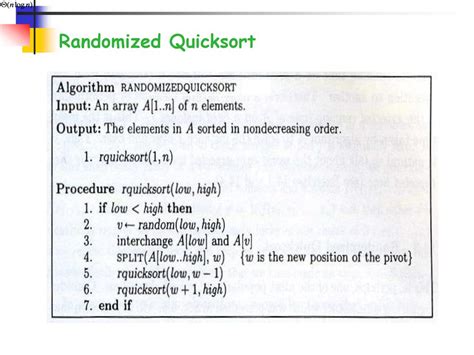 Randomized Algorithms Ppt Download