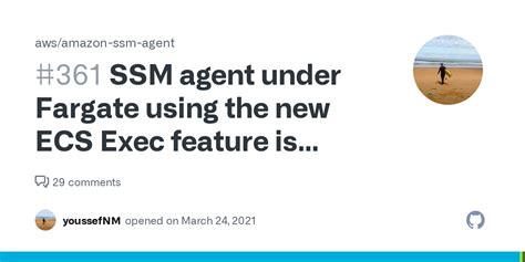ssm agent under fargate using the new ecs exec feature is crashing