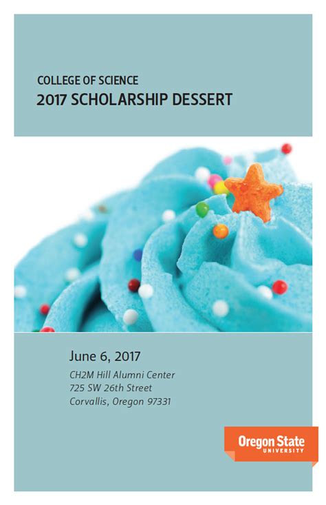Impact College Of Science Scholarship Dessert Program