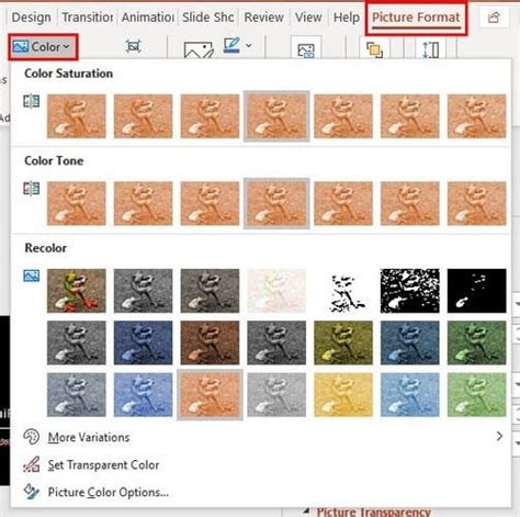 How To Change The Transparency And Color Of An Image In PowerPoint Technipages