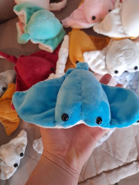 Manta Ray Plush Toy Cute Cuddly Toy Etsy Cuddly Toy Manta Ray Plush Toy