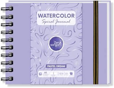 Zen Sangam A Spiral Watercolor Journal Gsm Cotton Cold