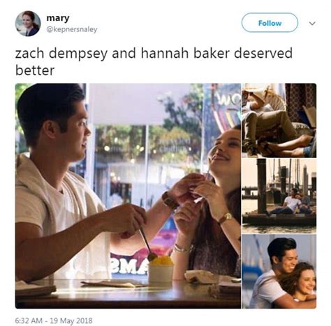 13 Reasons Why Fans Go Wild Over Hannah And Zachs Relationship Daily