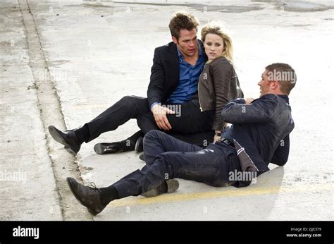 Chris Pine Reese Witherspoon Tom Hardy This Means War 2012 Stock